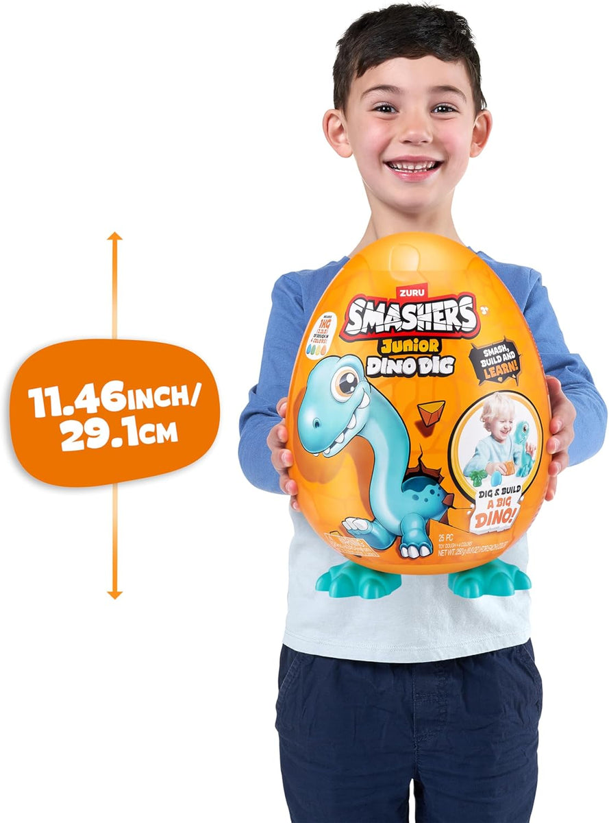 Smashers Junior Dinosaur Dig Large Egg (T-Rex) by ZURU – Wonderland ...